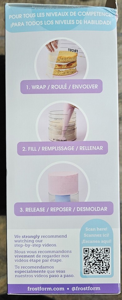 Frost Form Starter Kit 8" Cake 7Pc Set 0- 6" Tall Round Decorating ...