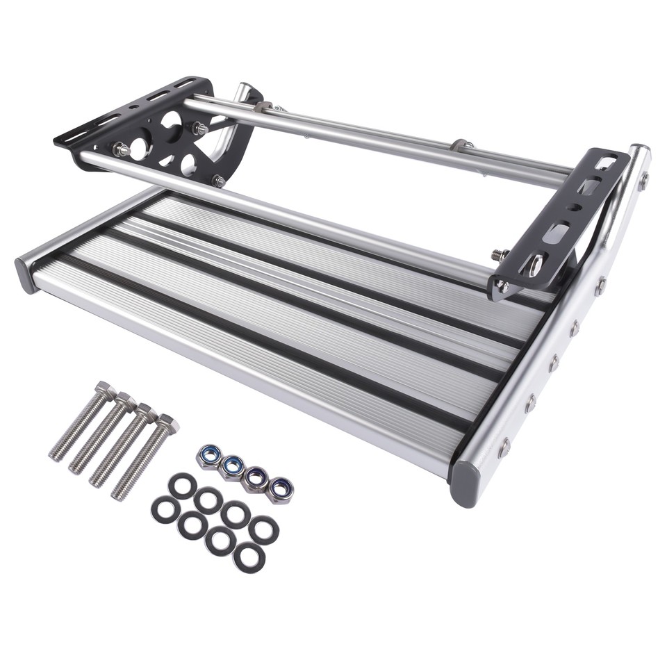 1 Step Pull Out Retractable RV Camper Platform Steps Stair Anti-Slip ...