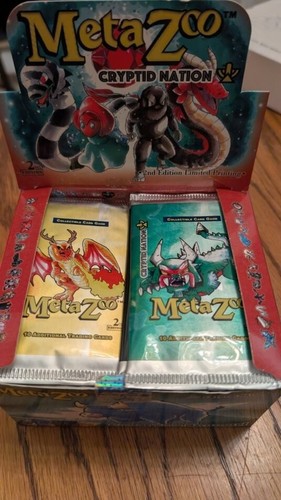 MetaZoo Cryptid Nation 2nd Edition Booster Box Factory Sealed New 36 Packs | eBay