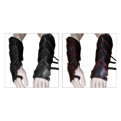 Gothic Style Arm Guards Medieval Renaissance Armor Bracers Cosplay ...