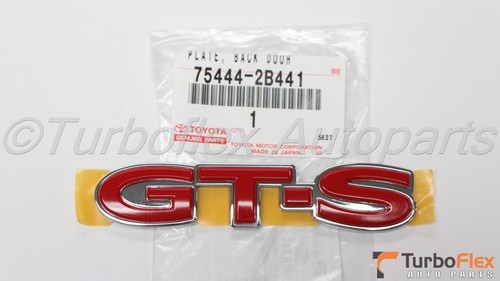 Toyota Celica GT-S 2000-2005 Trunk GT-S Emblem Genuine OEM 75444-2B441 ...