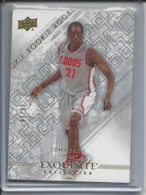 TONY SNELL 2012-13 UD EXQUISITE XRC ADVANCE ROOKIE RC #D 80/99 | eBay