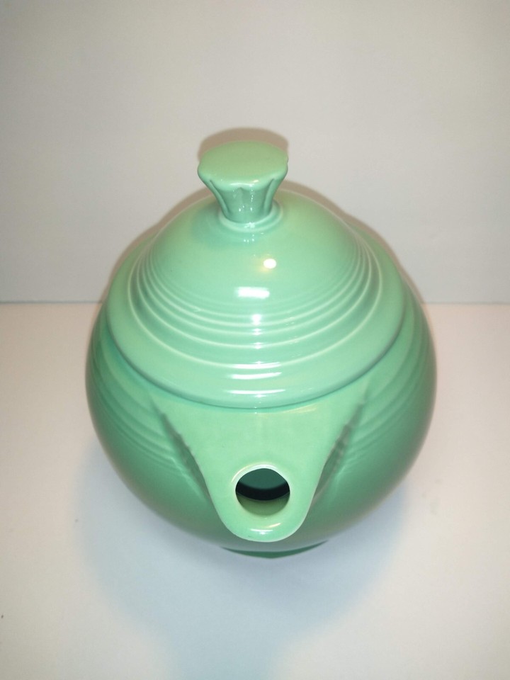 Vintage Fiesta Fiestaware Large Teapot With Lid Original Light Green ...