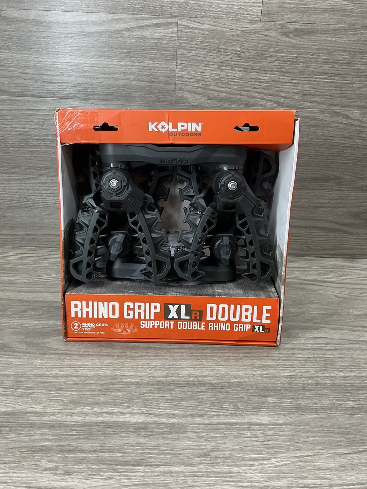 Kolpin 21551 Rhino Grip XLR Double Gun Rack Bow Rifle Shotgun Tie Down ...