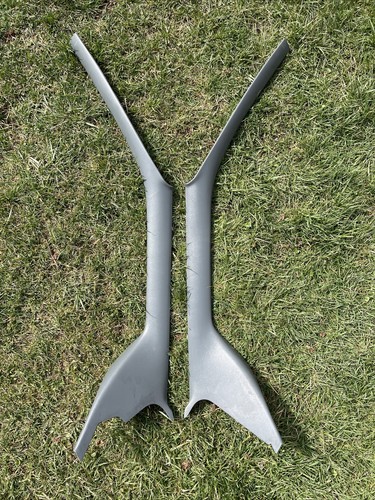 2 Pc Set 84-88 Pontiac Fiero 'A' Pillar Pair Left & Right Gray ...