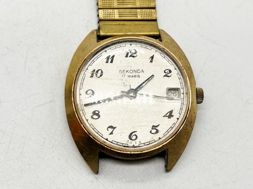 VINTAGE GENTS OLD SEKONA WRISTWATCH WATCH 17 JEWELS | eBay