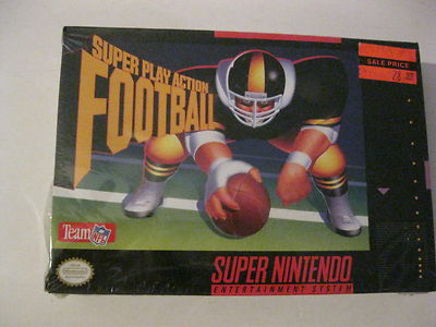 Super Play Action Football new factory sealed Super Nintendo SNES game ...