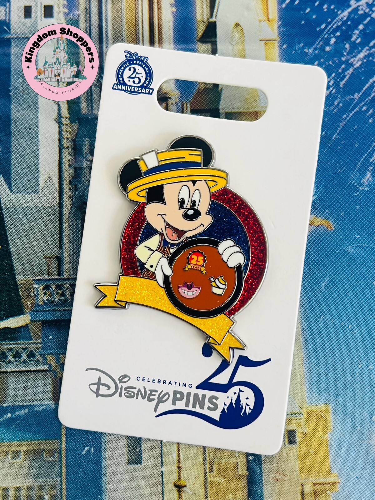 2025 Disney Parks 25th Anniversary Pin Trading Mickey Mouse Pin Board ...