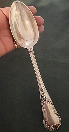 Austrian Austria 800 Silver Serving Spoon Large 9 3/4" 140.17g Scrap ...