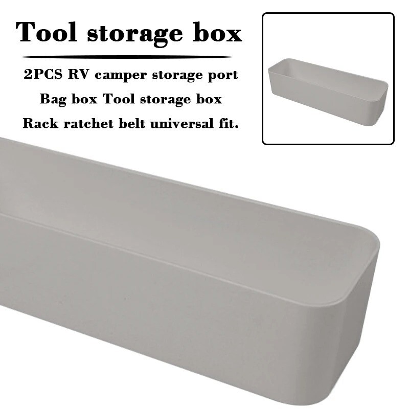 2PC Caravan Camper Van Storage Pocket Boxes for Tool Storage Van ...