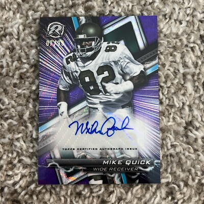 2023 Topps Composite Mike Quick Resurgence Auto #RA-MQ Purple Surge SP ...