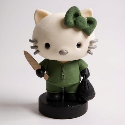 Custom Dexter Kill Outfit Hello Kitty Figure | eBay