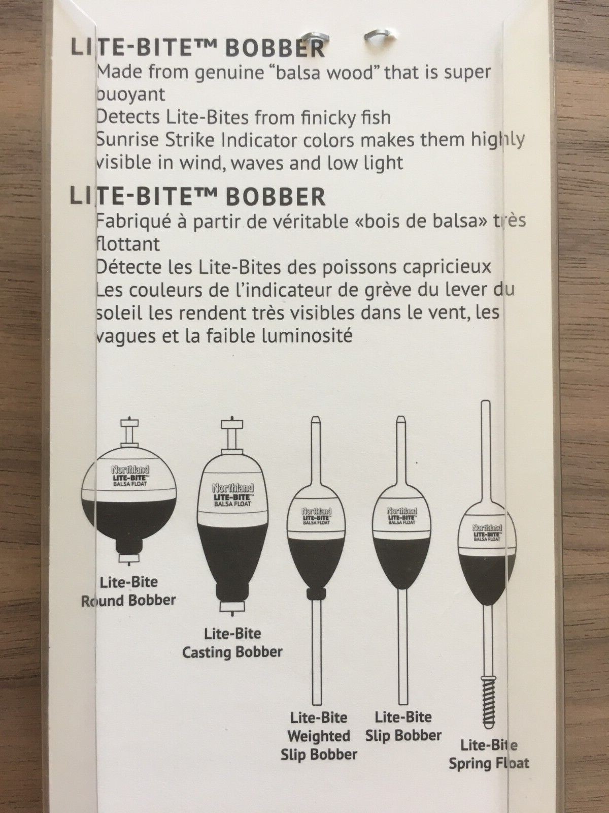 Northland Fishing Tackle - Lite-Bite Weighted Slip Bobber - Various ...