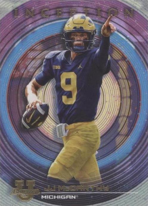 2022-23 Bowman Inception University - J.J. McCarthy #6 (RC) online ...