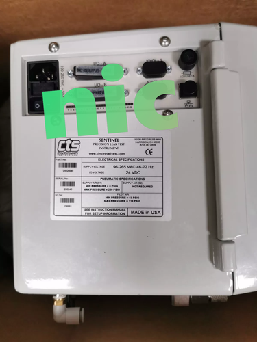 CTS-I28 CTS I28 Cincinnati Test Systems Sentinel Precision Leak Test ...