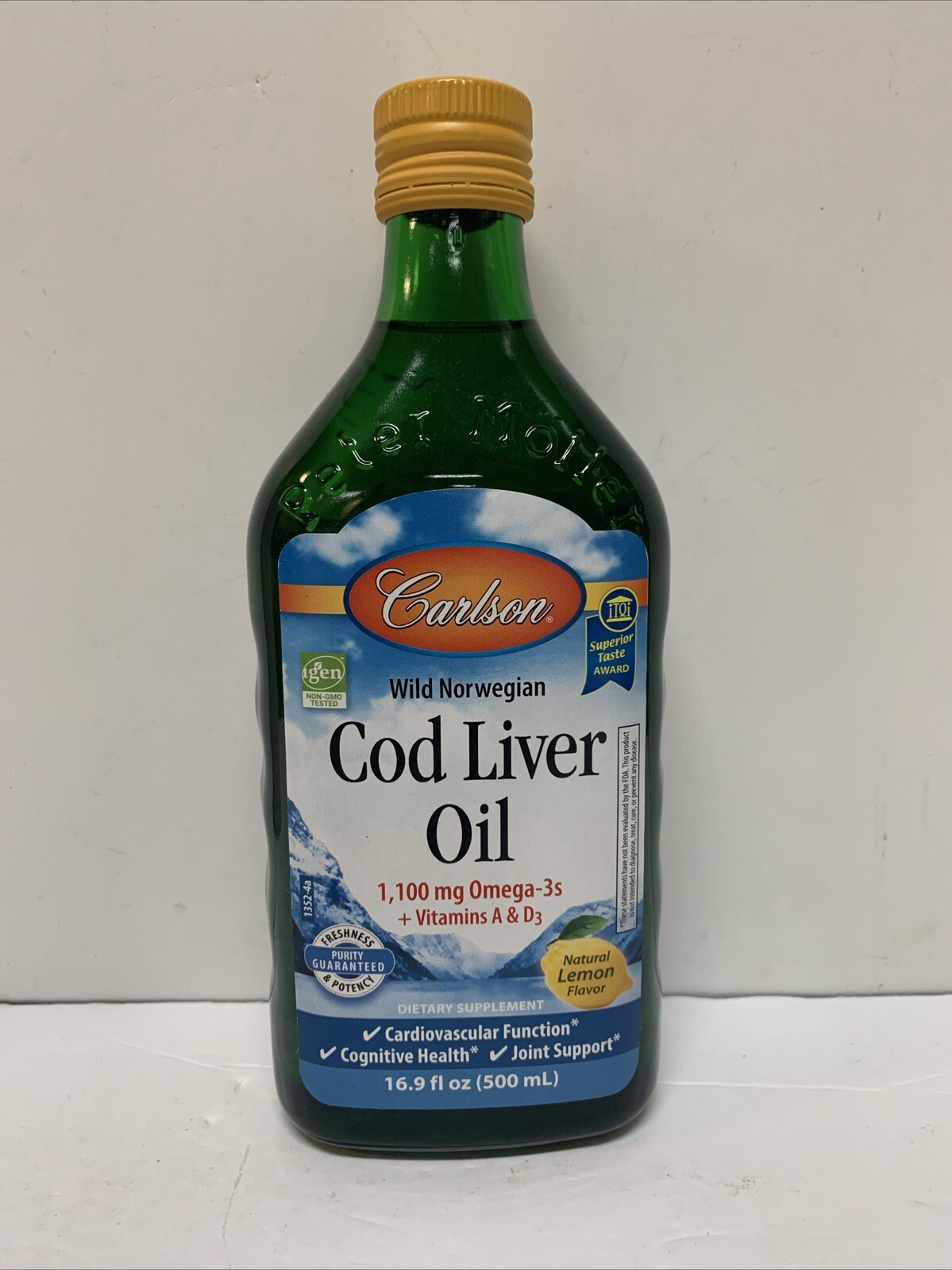 Carlson Norwegian Lemon Flavored Cod Liver Oil - 500ml for sale online ...