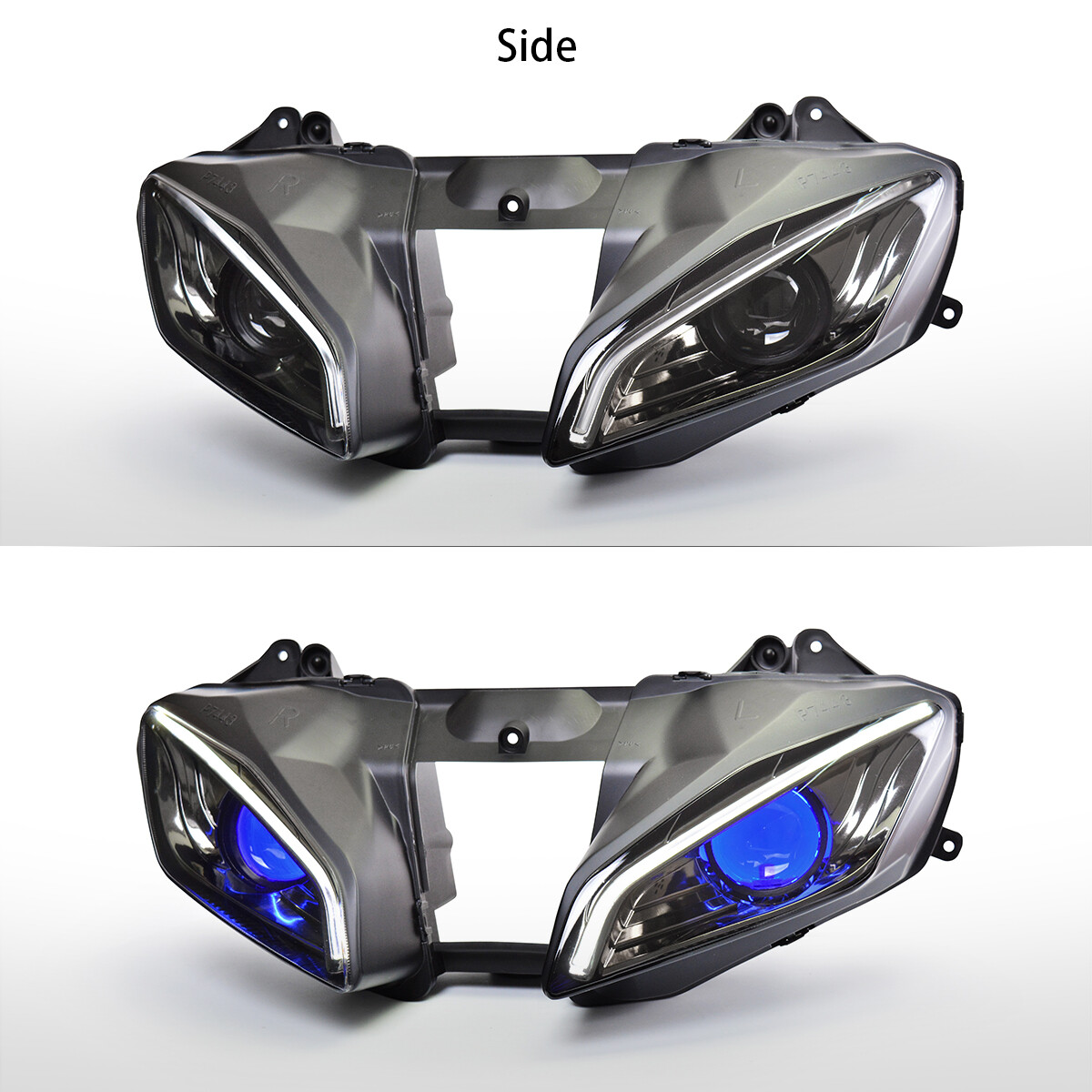 1X LED Headlight Assembly for Yamaha YZF R6 2008-2016 Front DRL Demon ...