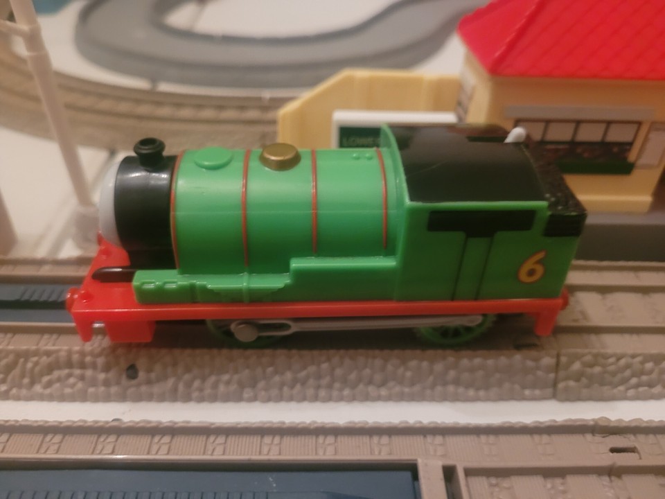 Thomas Track Trackmaster Percy 2011 Mattel (CUSTOM WHEELS AND BUFFERS ...