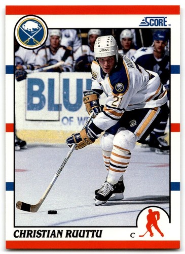 1990-91 Score Christian Ruuttu Buffalo Sabres #77 | eBay