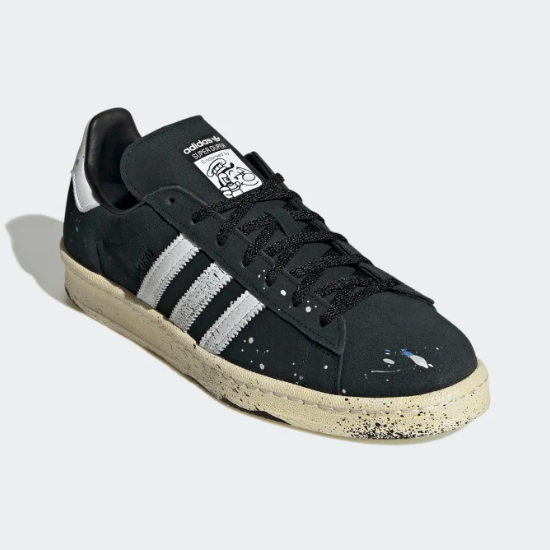 Size 9 - adidas Campus 80 x COOK Paint Splatter - Black 2022 for sale ...