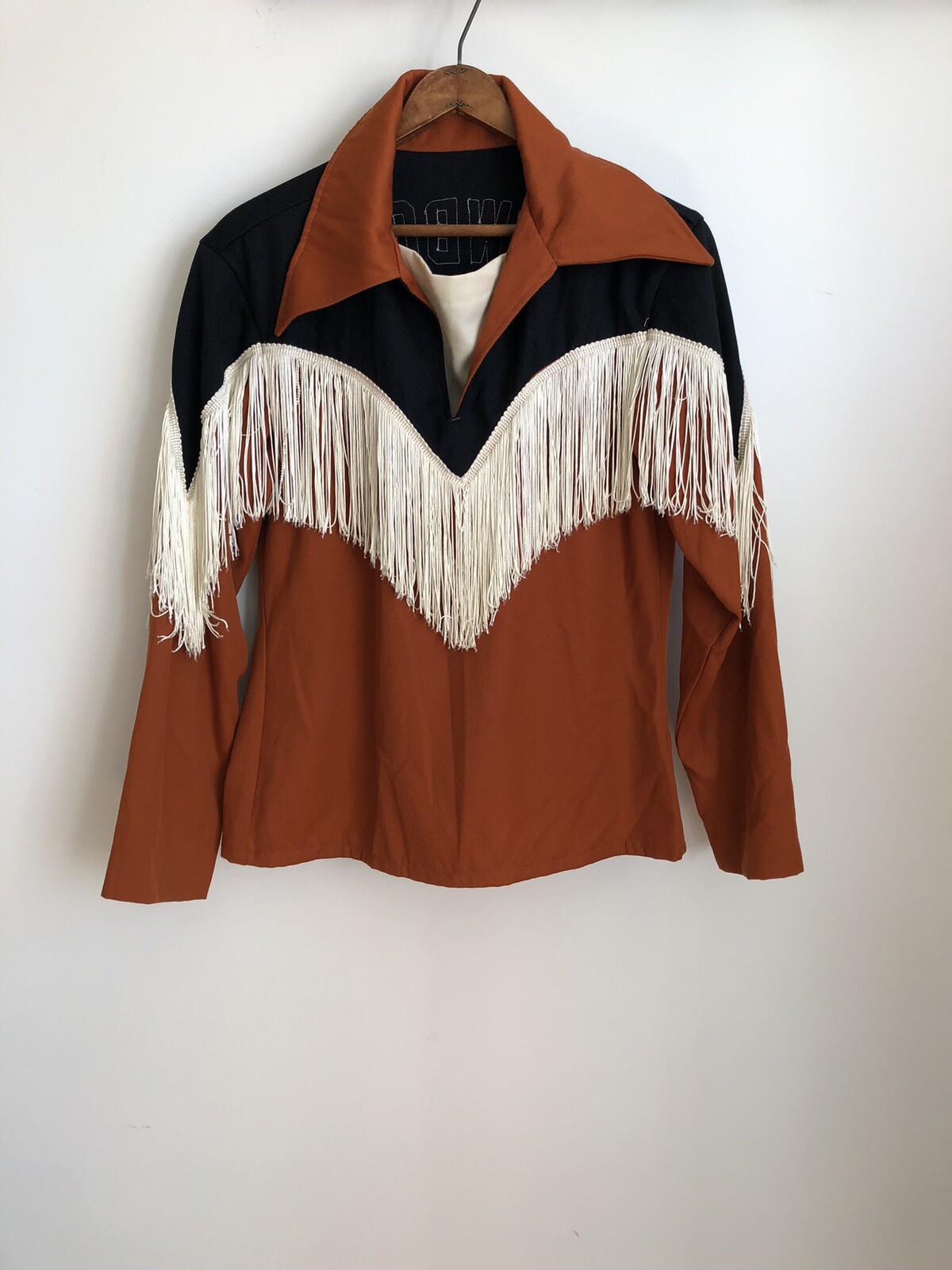 VTG Rodeo School Band Uniform Fringe Embroidered Cowb… - Gem