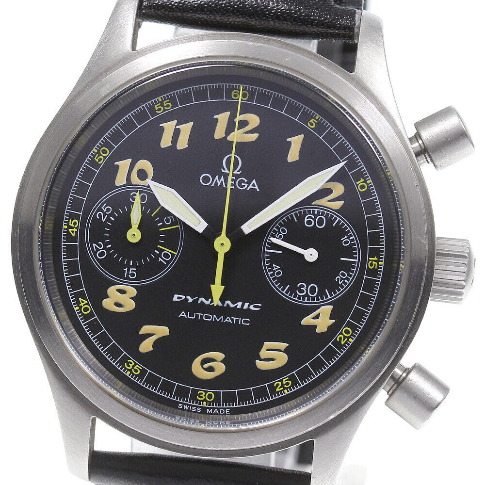 OMEGA+Dynamic+Men%27s+Black+Watch+-+5290.50.7 for sale online | eBay