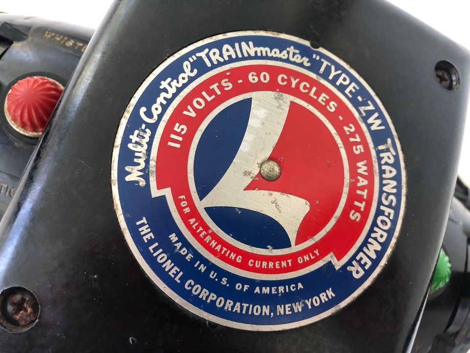 LIONEL POSTWAR BIG ZW TRAIN ENGINE TRANSFORMER RUNS 4 SETS VERY GOOD ...