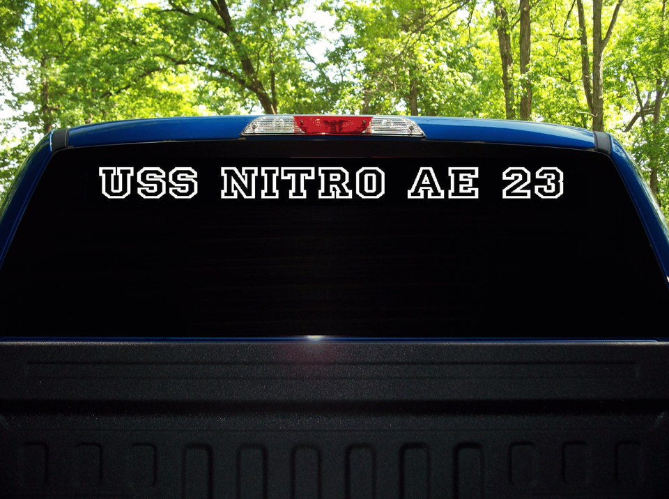 USS NITRO AE 23 Decal US NAVY Military USN S01 | eBay