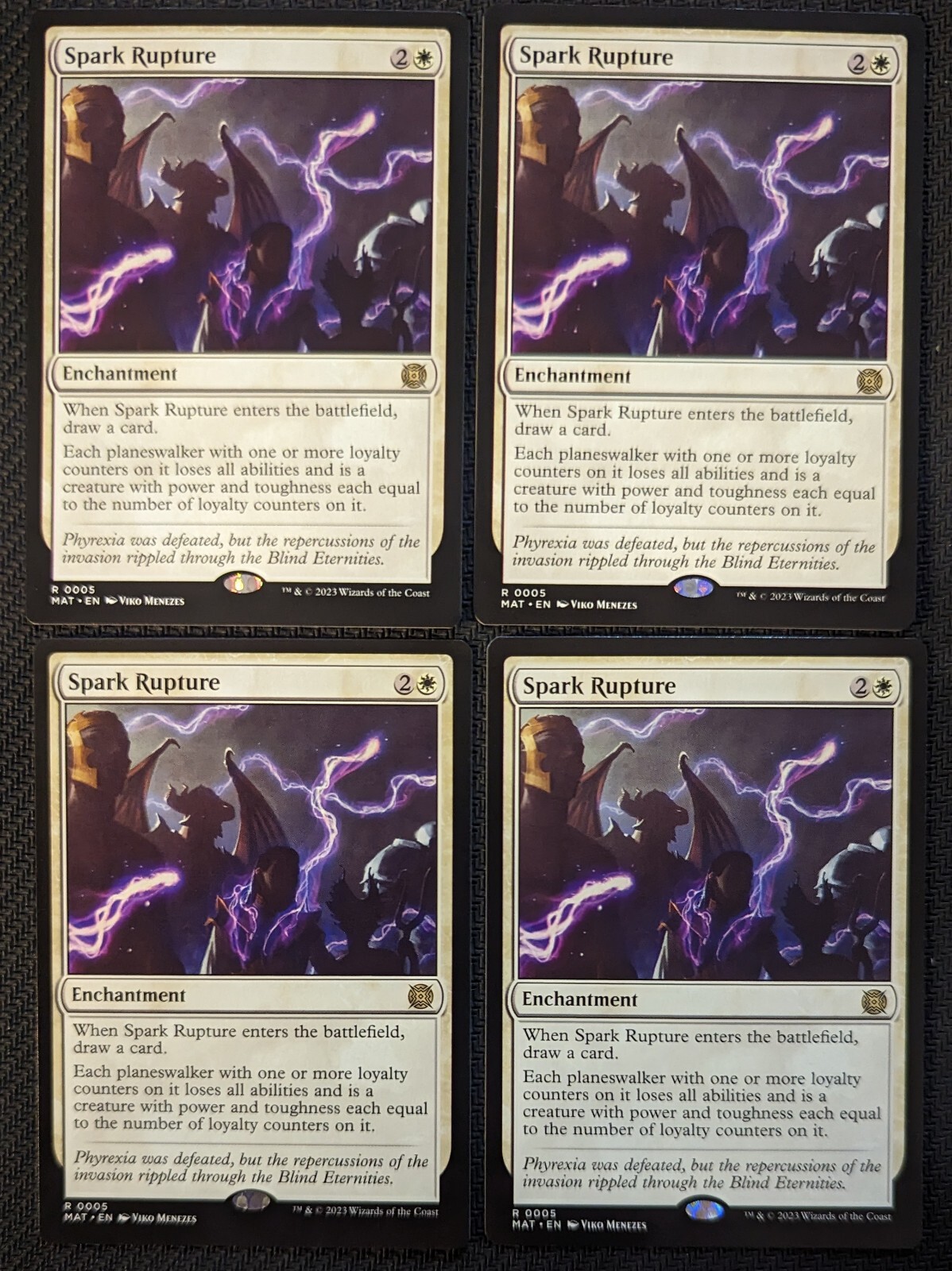 MTG Spark Rupture x4 RARE Playset MOM: The Aftermath NM/M Pack Fresh | eBay