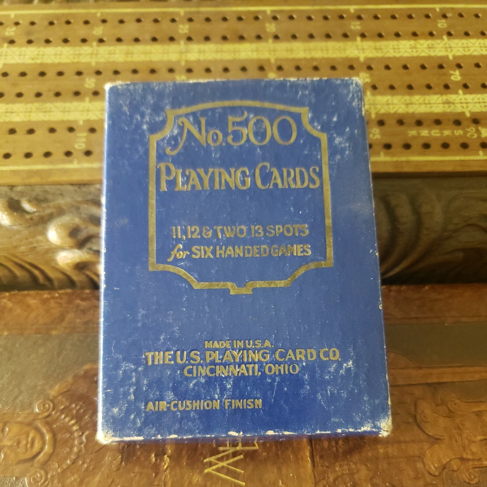 Vintage No. 500 Playing Cards Blue Griffon 6 handed Games 11,12 and 2 ...
