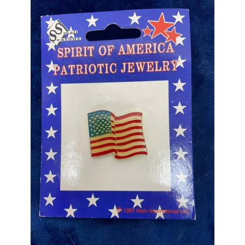 NWT Spirit of America Patriotic Jewelry Flag Pin | eBay