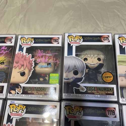 Jujutsu Kaisen Chase Signed PSA JSA Exclusive Glow Funko Pop Sukuna ...