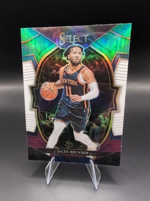 2022-23 Panini Select - Concourse Jalen Brunson #22 Green White Purple ...
