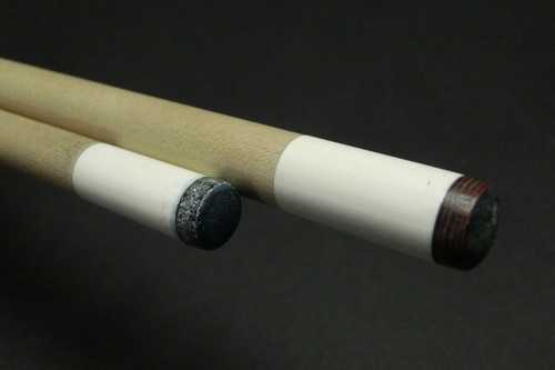 Robinson 4-Point Custom Pool Cue 2 Shafts 5/16-18 Reverse Thread 3/8-10 ...