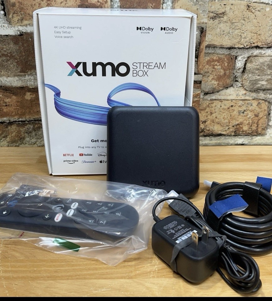 Xumo Stream Box - 4K with Free TV & Apps . BrandNEW SEALED-Spectrum app ...