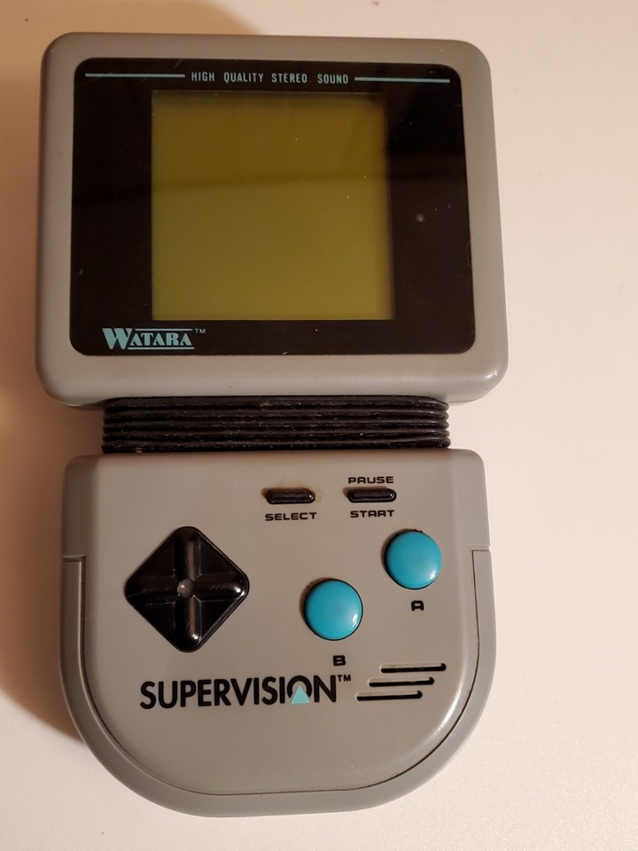 Watara 1992 Supervision Console + Happy Racer Game Cartridge. Tested ...