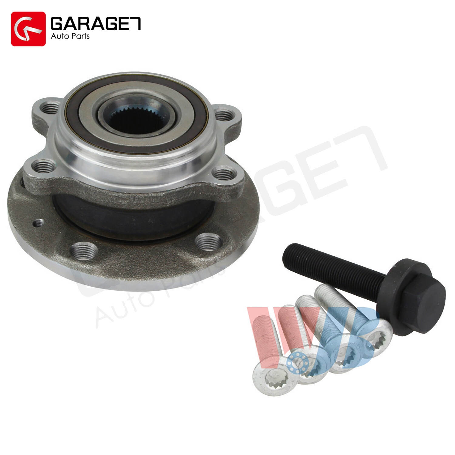 Front Wheel Hub & Bearing Assembly For VW Jetta Passat Beetle Golf Audi ...