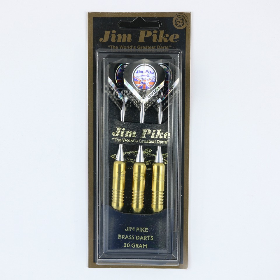 Classic Signature Jim Pike 30g Brass Steel Tip Dart Set by Jim Pike ...
