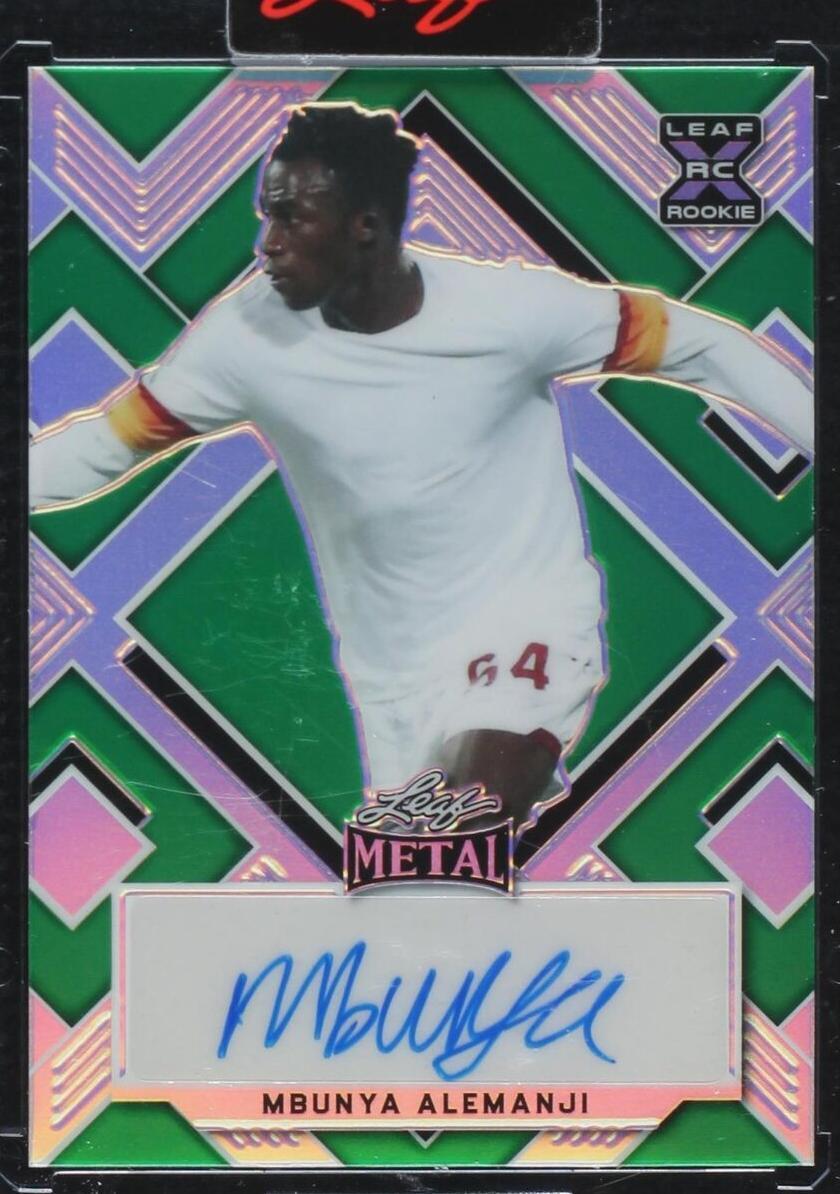 2022 Leaf Metal - Mbunya Alemanji #BA-MA1 Green Prismatic /10 (AU) for ...
