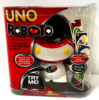 Mattel Uno Roboto 2010 The Interactive Wild Card Game New | eBay