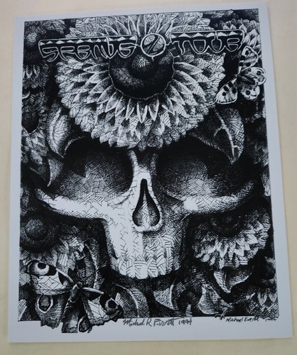 Michael Everett Grateful Dead Poster - Flyer 1994 Spring Tour Dead ...