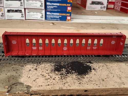 Walthers HO Scale 72' Centerbeam Flat Car w/ Load - NOKL | eBay