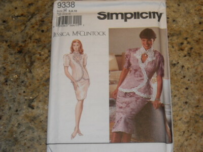 💐 SIMPLICITY #9338-DESIGNER "J. McCLINTOCK" - LADIES TOP & SKIRT ...
