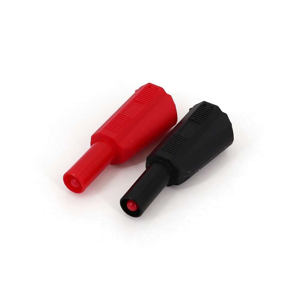 10Pcs Insulated Shrouded Safety 4mm Stackable Male Banana Plug DIY ...