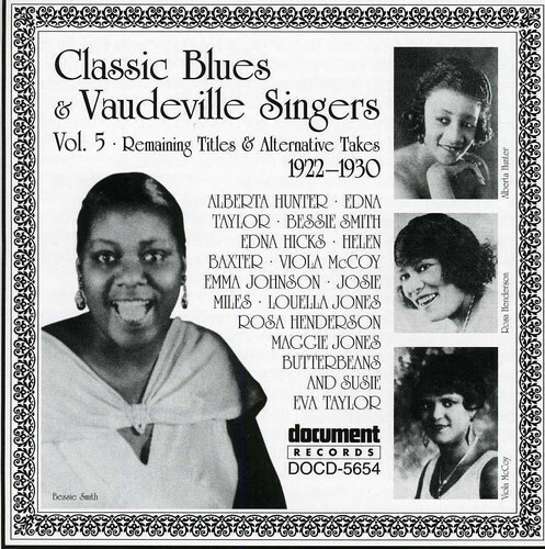 Classic Blues & Vaudeville Singers, Vol. 5 (1922-1930) by Various (CD, 1999, Doc 714298565423 | eBay
