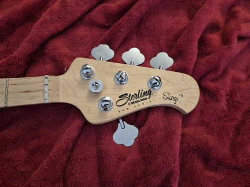 Sterling By Music Man StingRay Sub 4 Bass Guitar Neck 21 Frets Maple ...