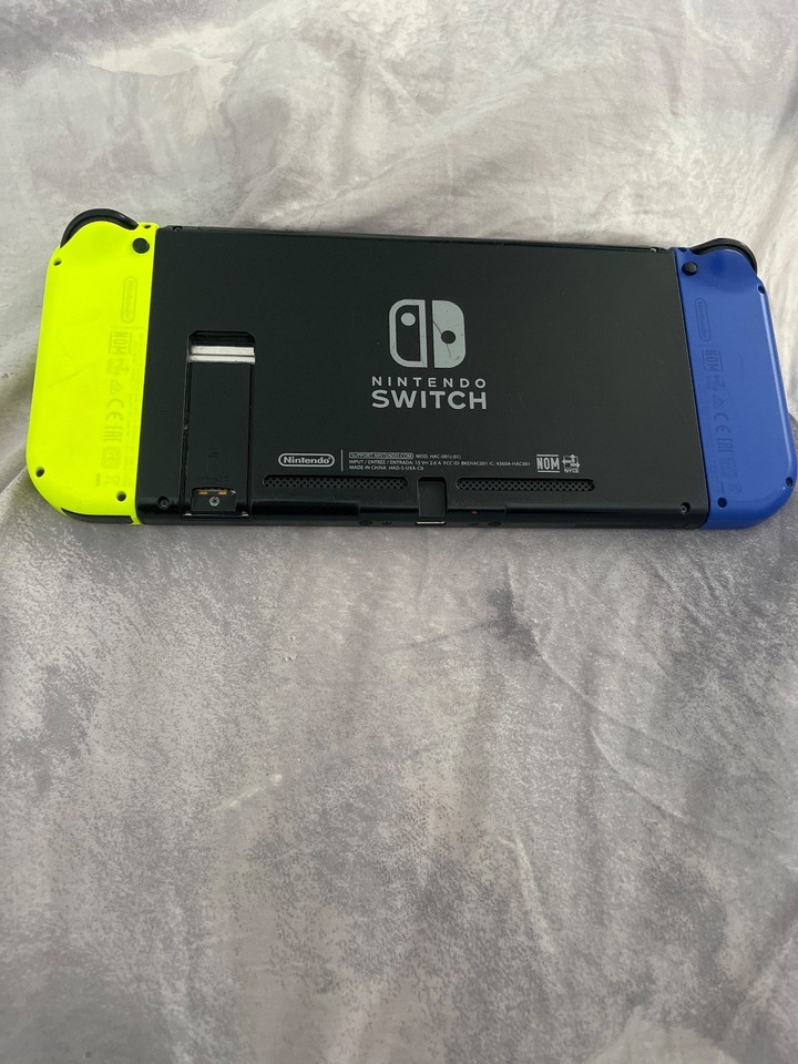 Nintendo Switch with Neon Blue and Neon Red Joy-Con (HAC-001-01 ...