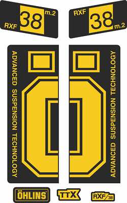Adhésifs Fourche Ohlins Rxf 38 M.2 Factory Version | eBay