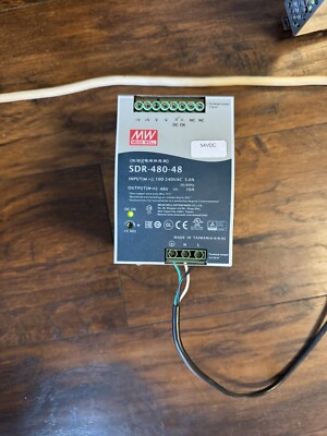 MEAN WELL SDR-480P-48 POWER SUPPLY 48V 10A 480W | eBay