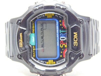 Wilson Sport LWL 114X 30M Water Resistant Quartz Digital Men's Watch | eBay